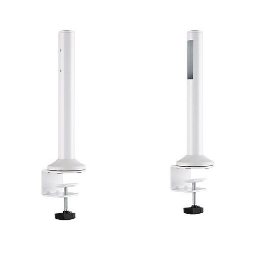 Buy Brateck Slatwall Desk Mounting Pole Steel PowderCoating MatteWhite ...