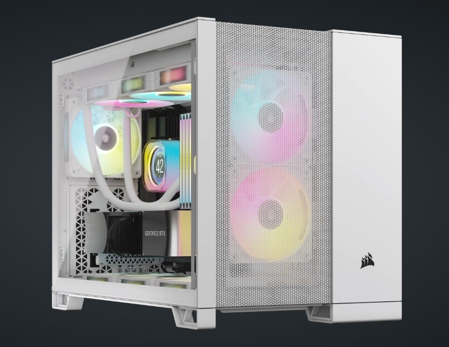 Buy Corsair CC-9011264-WW 2500D AIRFLOW Mid-Tower Dual Chamber PC Case ...