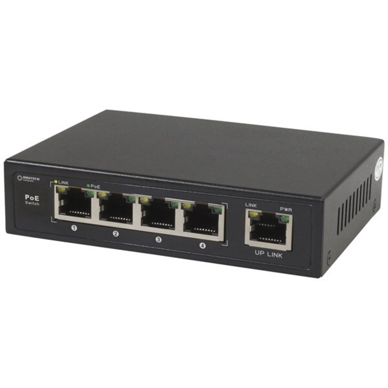 Buy Digitech 5-Port 10/100 PoE Network Switch - MyDeal