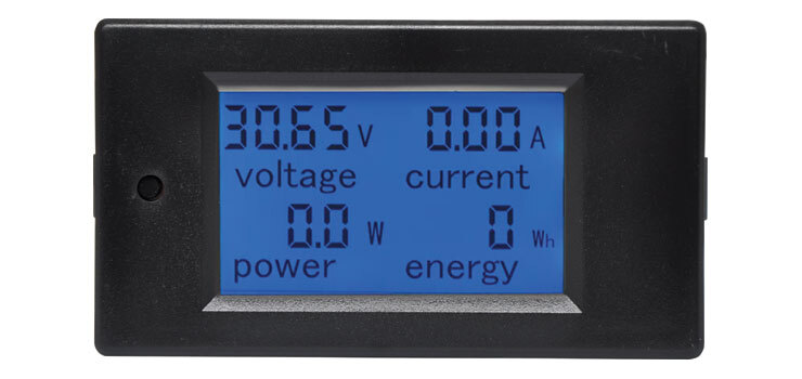 Buy Flush Mount Power Monitor Panel With 100A Shunt Voltage alarm ...