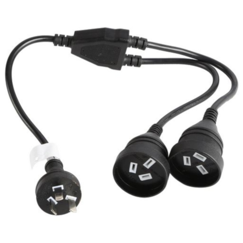 Buy Prolink Power 2 AC Plug Split To 2x GPO Sockets Single Mains ...