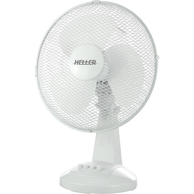 Buy Heller 30cm 3 Speed Air Cooler Cooling Tilt Adjust Oscillating Desk ...