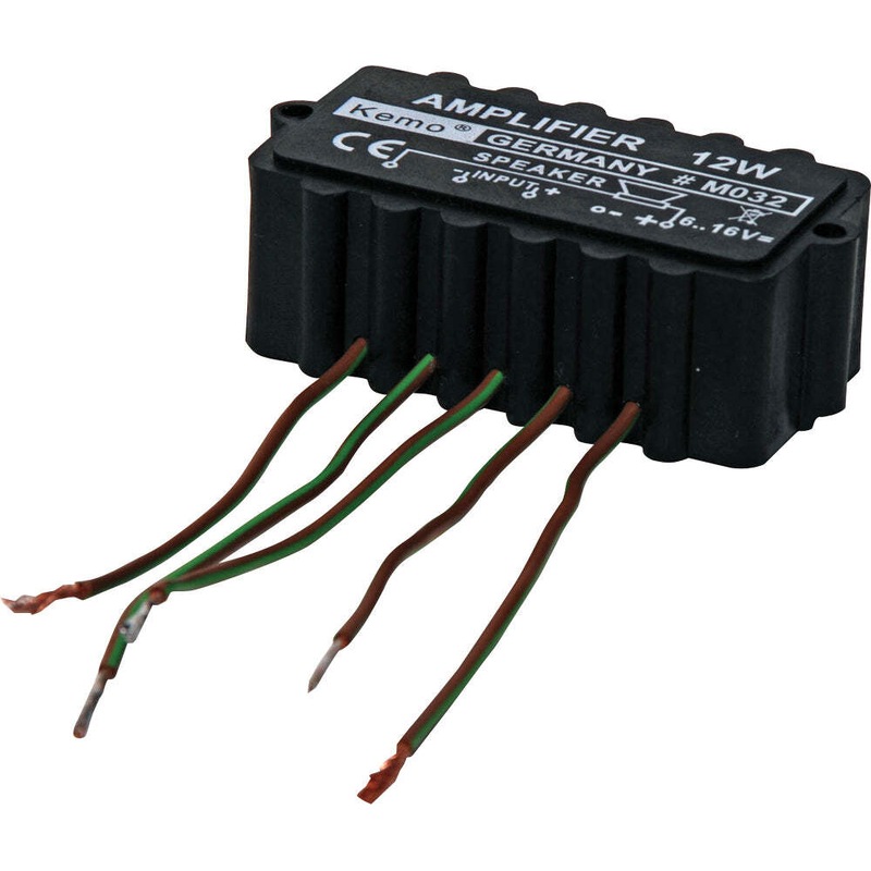 Buy Kemo 12W 40Hz-20KHz 60mm Flying Leads Connections Mono Amplifier ...