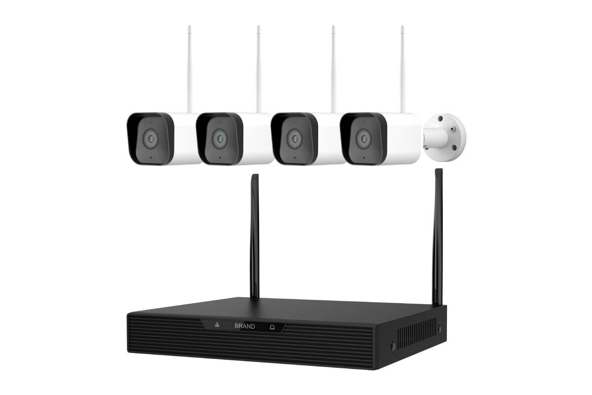 Buy Kogan SmarterHome™ 4 Channel AI NVR Security Camera System with 4 x ...