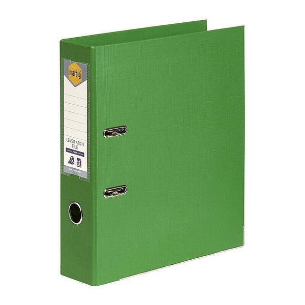 Buy Marbig Lever Arch File A4 Pe Green - MyDeal Australia