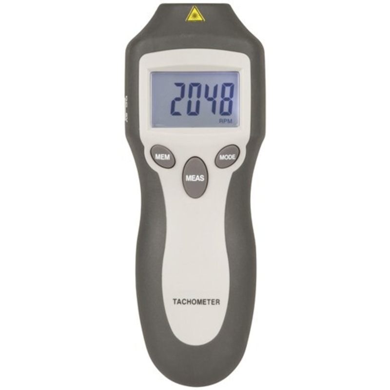 Buy Protech Digital Tachometer Memory includes Min-Max 5-digit backlit ...