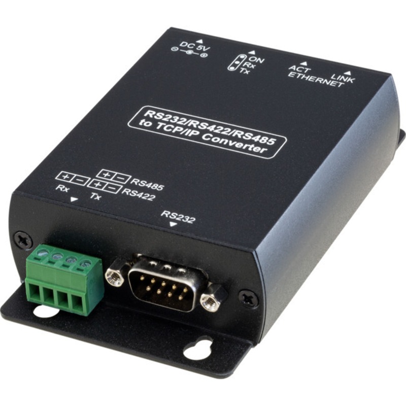 Buy RS232 RS485 RS422 to Ethernet TCP IP Bi -Directional Converter - MyDeal