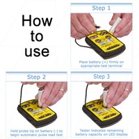 ZTS MINI-MBT Battery Tester For Primary and Rechargeable Batteries Made ...