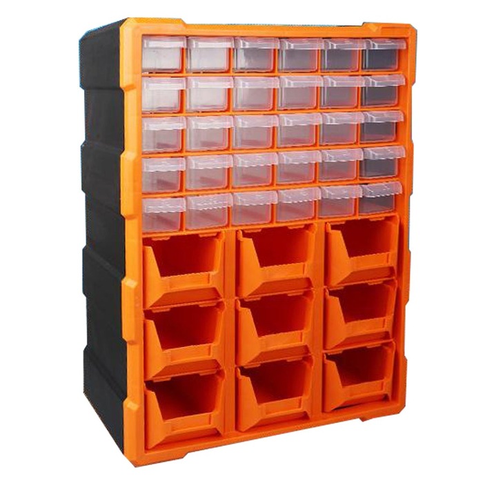 Storage Cabinet Drawers 39 Plastic Tool Box Containers Organiser ...