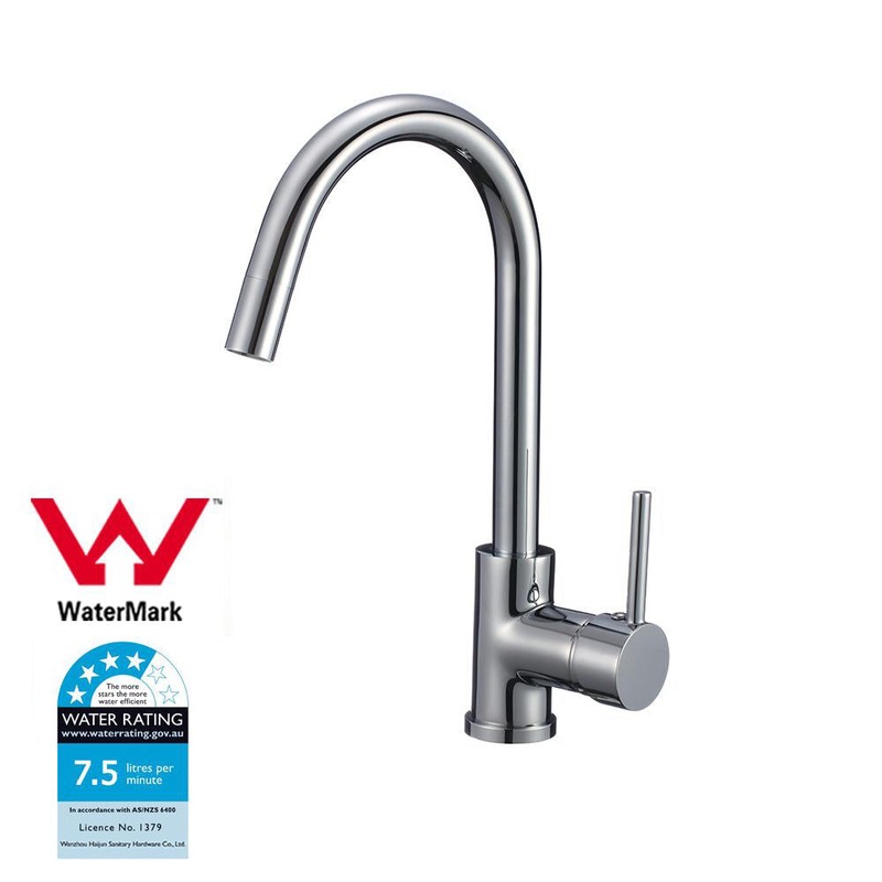 Buy Watermark WELS Kitchen Laundry Tall Basin Mixer Tap Vanity Sink ...