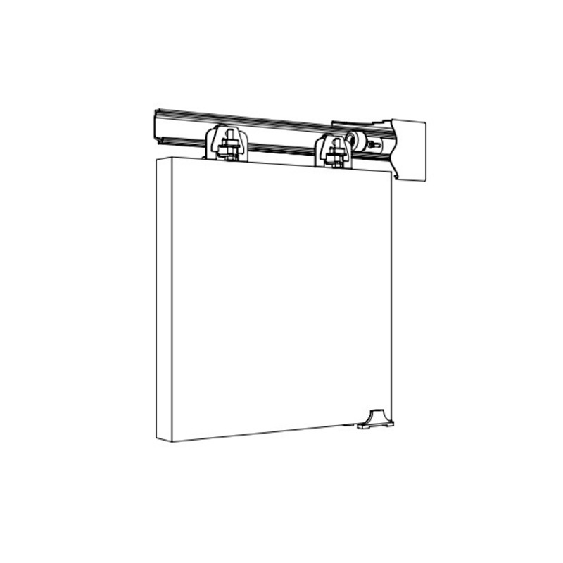Buy Brio Sprintline SL30+ Sliding Door System for 30KG Top Hung Panels ...