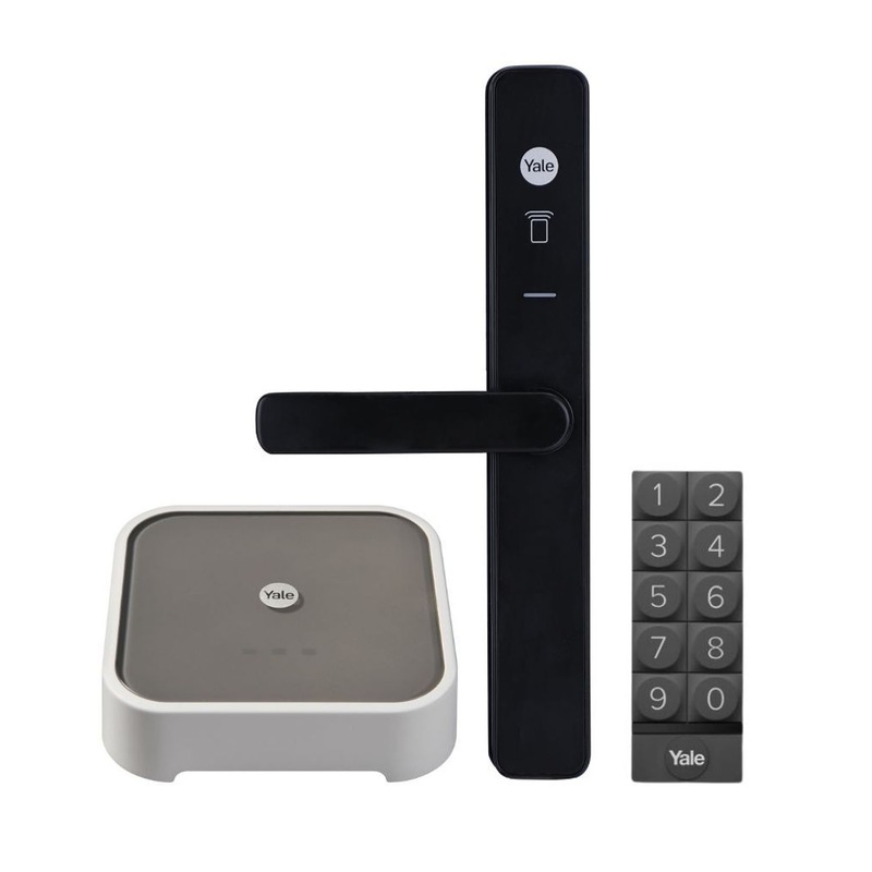 Buy Yale Unity Smart Security Lock w/ Connect Plus Bridge & Smart Keypad Matt Black - MyDeal