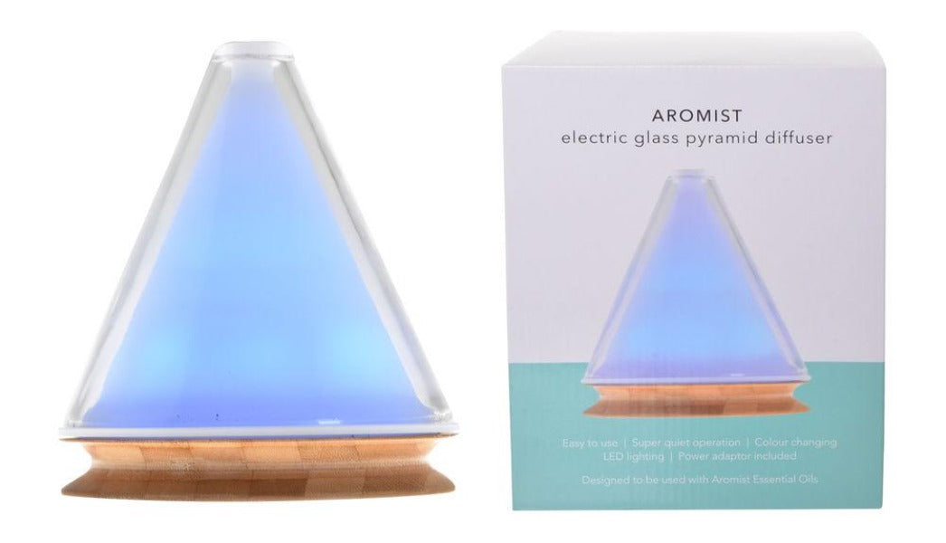 Buy AROMIST GLASS PYRAMID DIFFUSER - MyDeal Australia