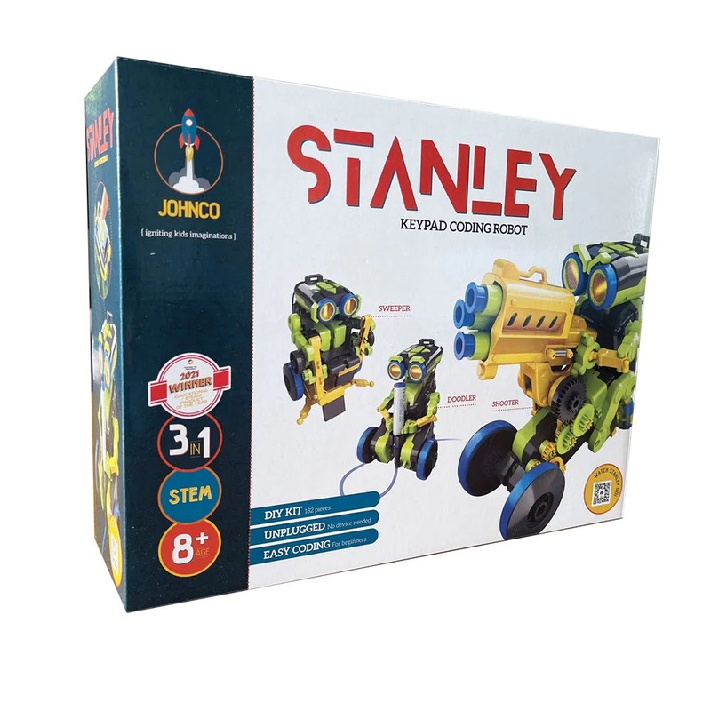 Buy JOHNCO STANLEY 3 IN 1 KEYPAD CODING ROBOT - MyDeal
