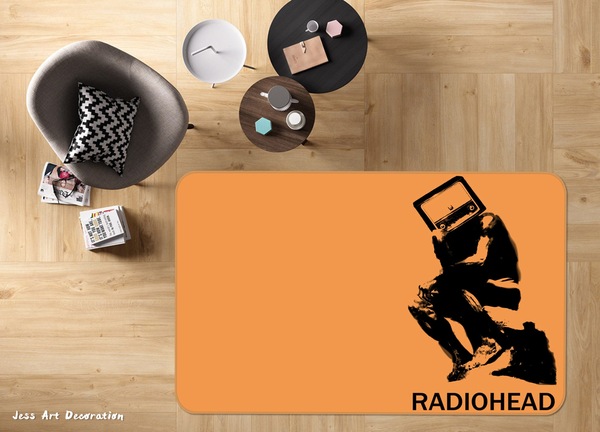 Buy 3D Radiohead Rock Band Non-Slip Rug Mat 112 - MyDeal Australia