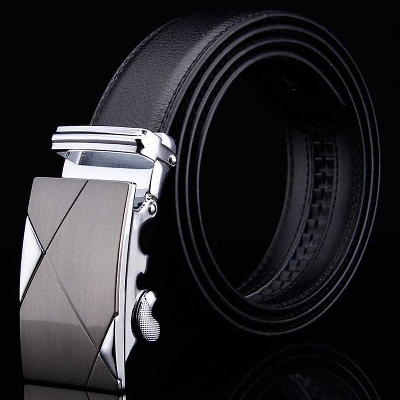 Buy Adjustable Leather Belt Auto locking Buckle 101C - MyDeal