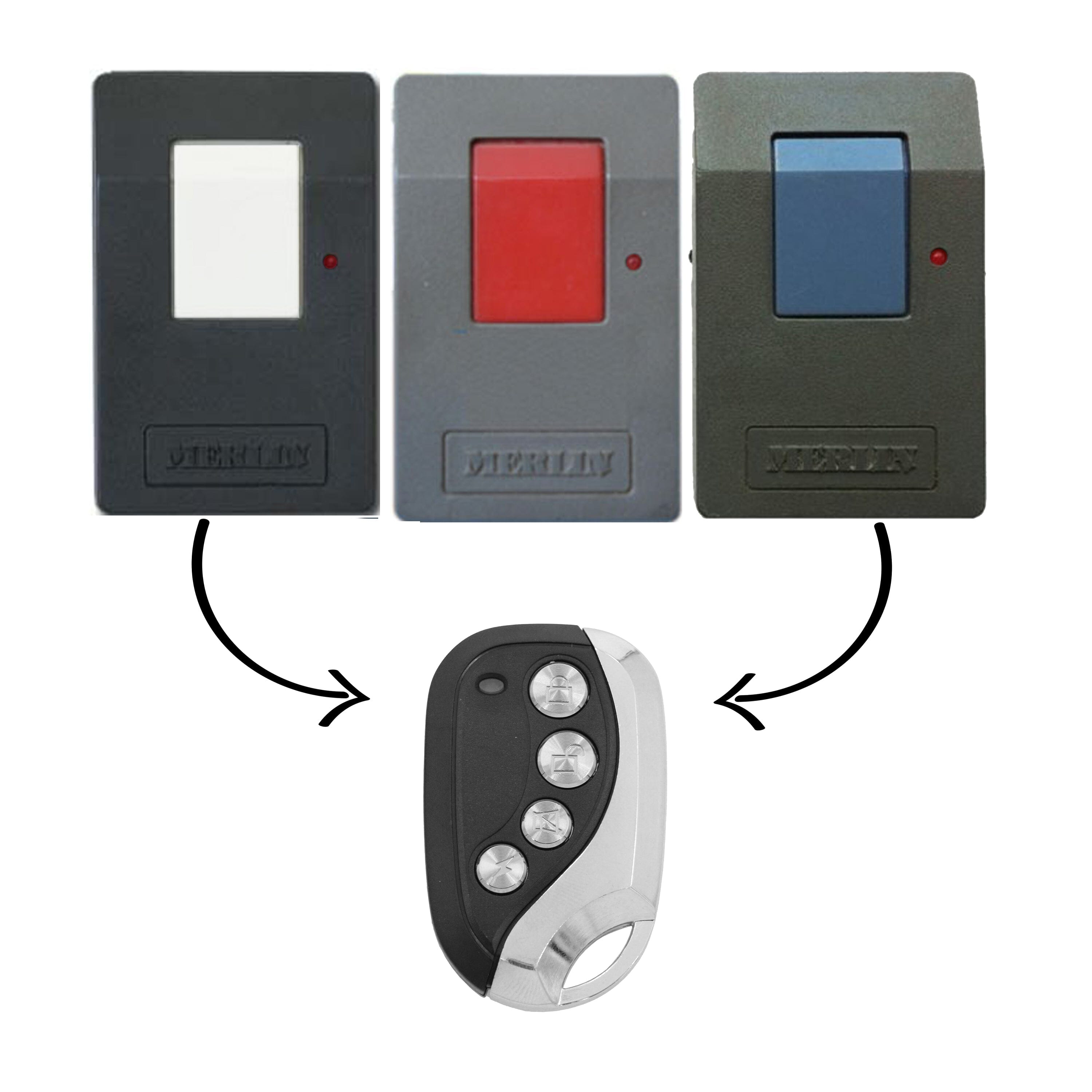 Buy Merlin M2000/M2500L/M2200 Compatible Remote - MyDeal Australia