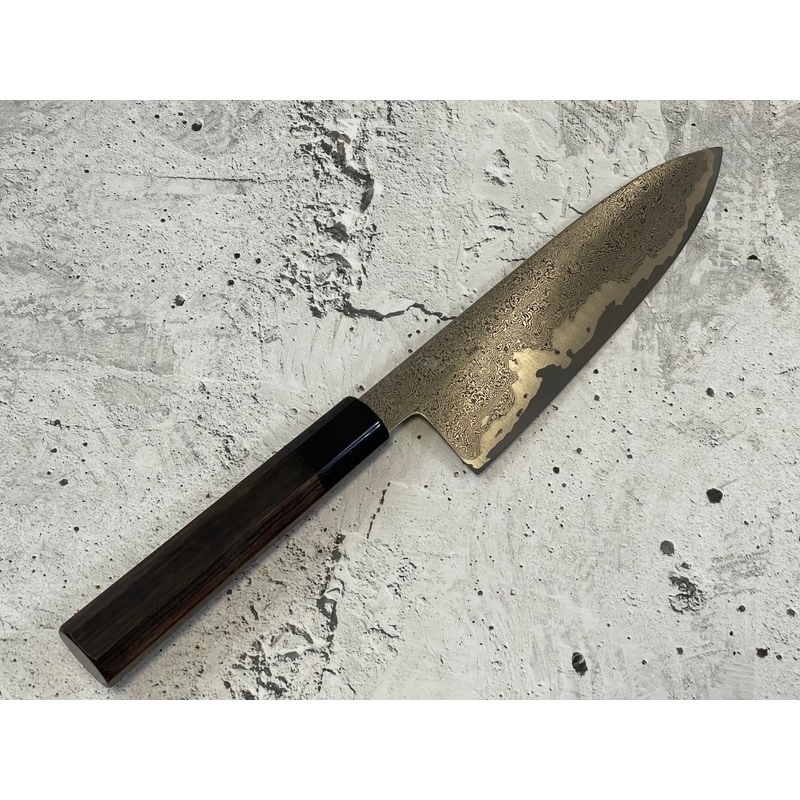 Buy Damascus Laminated Stainless Steel & Nickel M390 Powder Steel Gyuto ...