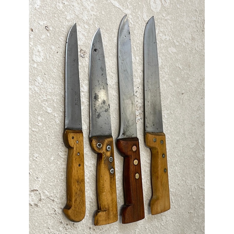 Buy Vintage French Chef Knife Set 4x Made in France 1351 - MyDeal
