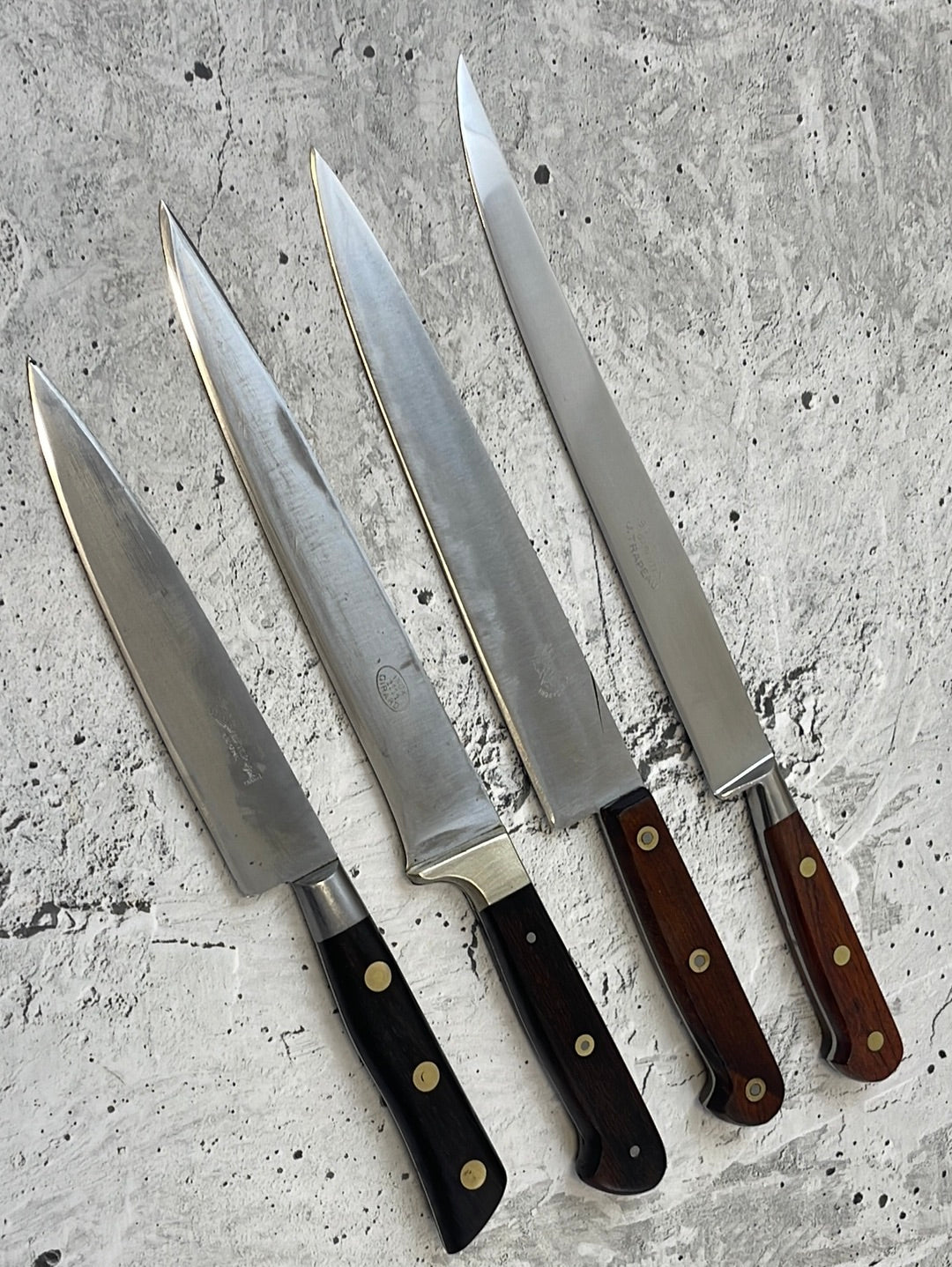Buy Vintage French Chef’s Knife Set of 4x Inox Steel Made in France 🇫🇷 ...
