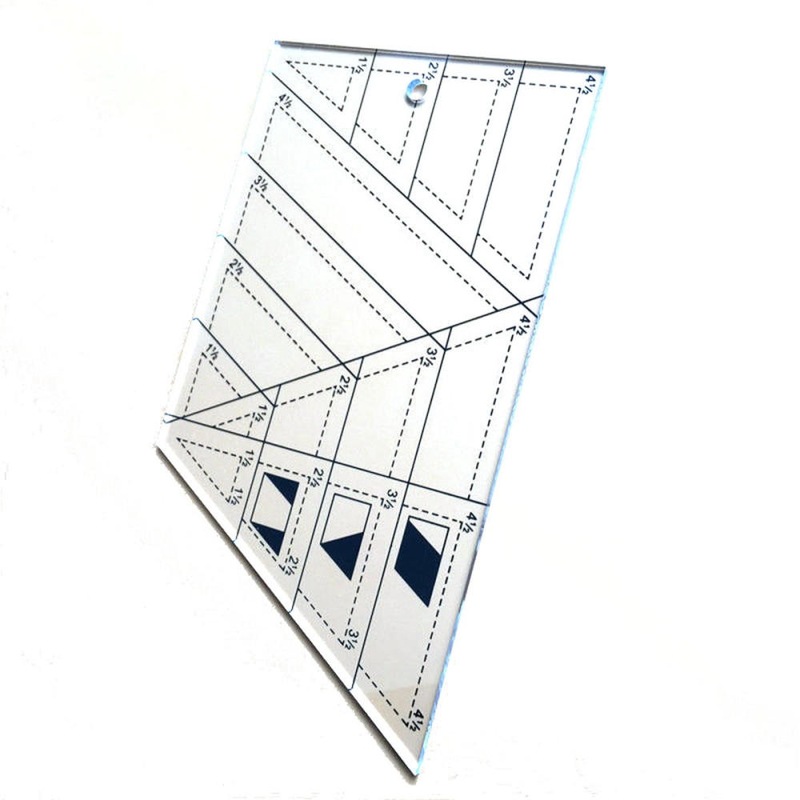 Buy 1 Pcs Trapezoid Ruler Trapezoidal Ruler Measurable Tool Suit For ...