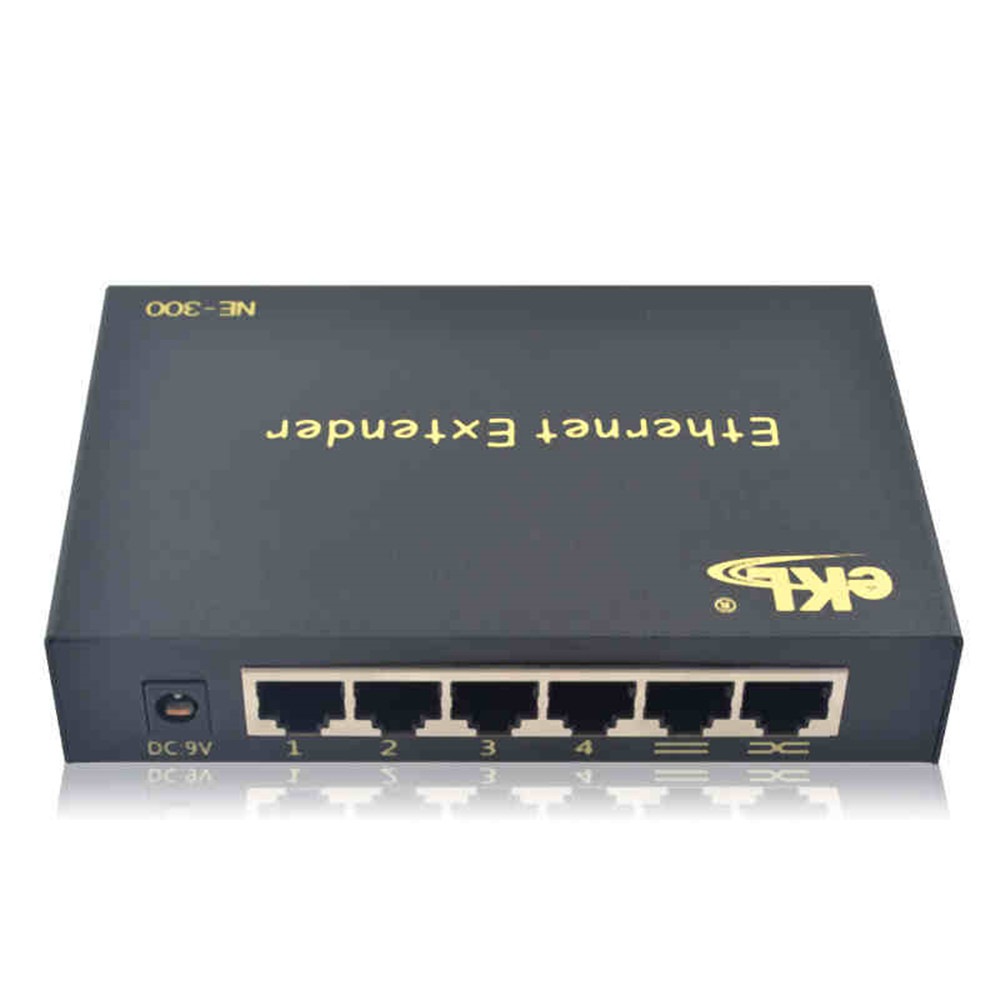 Buy 10M full-duplex 4 ports RJ45 ethernet extender 300m 1 input 4 ...