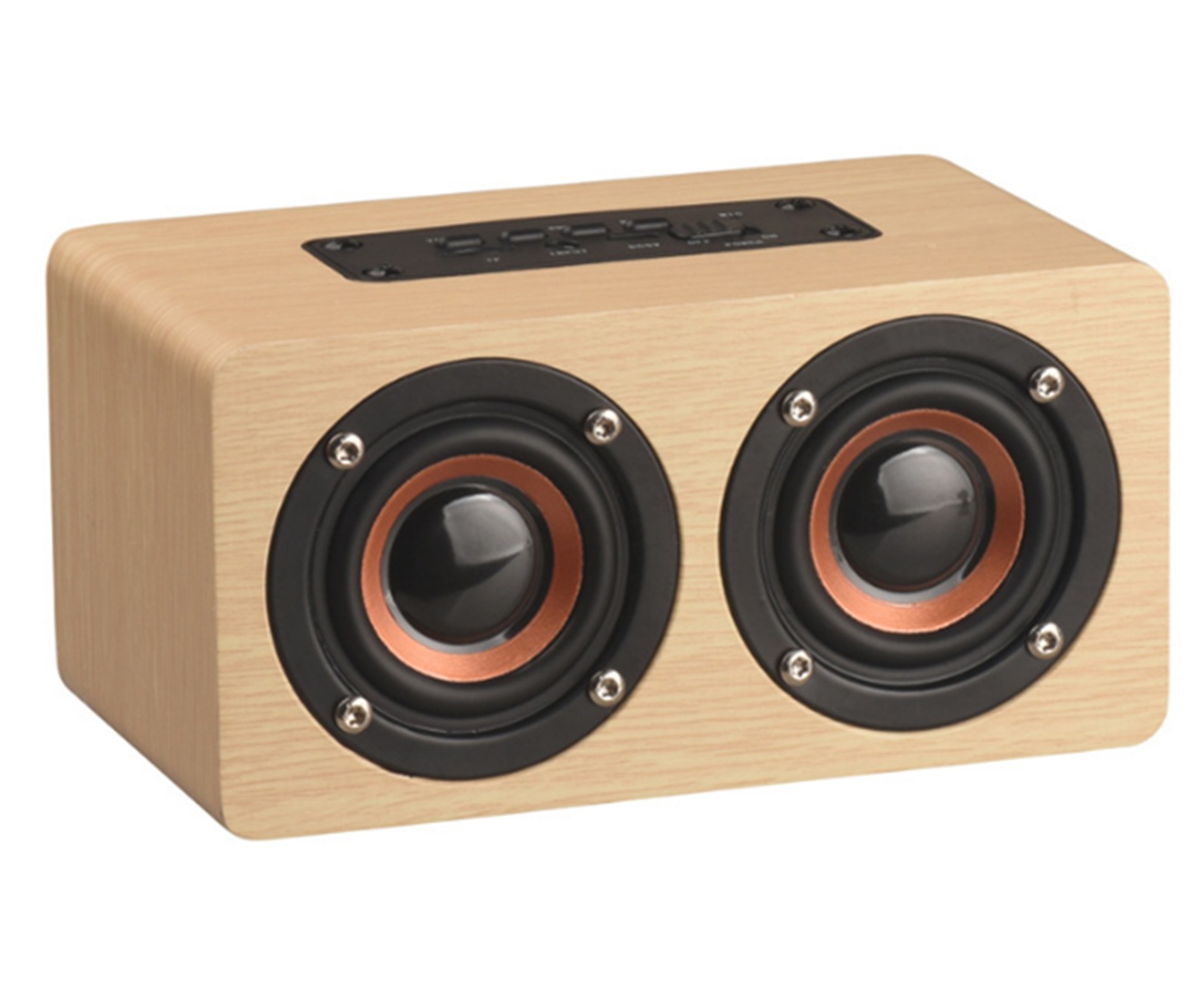 Buy 1200 Mah Retro Portable Bluetooth Speaker Desktop Plug-in FM ...