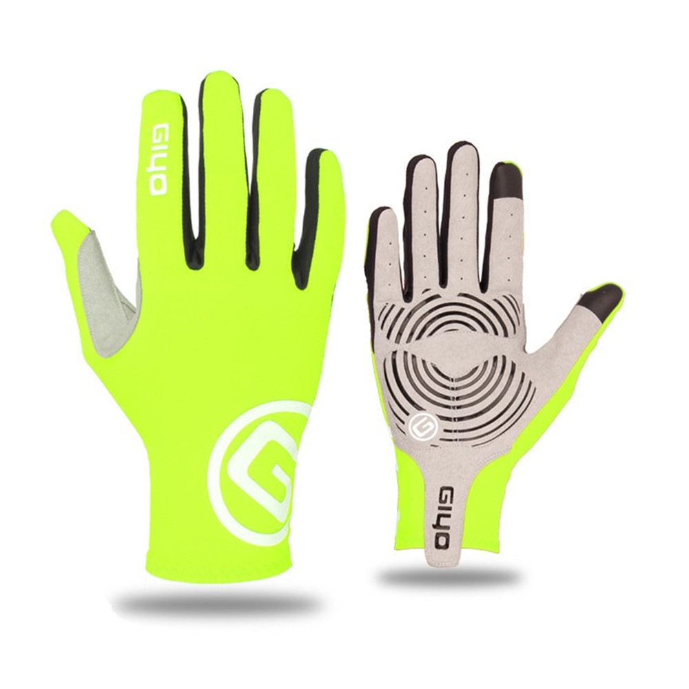 Buy 1Pair Cycling Full Finger Gloves Touch Screen Anti-slip Bicycle ...