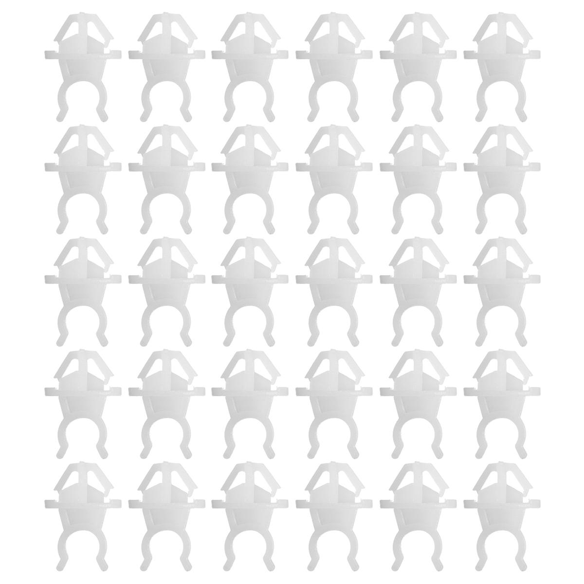 Buy 30pcs ABS Car Hood Bonnet Prop Rod Clip Trim Support Clamp Holder ...