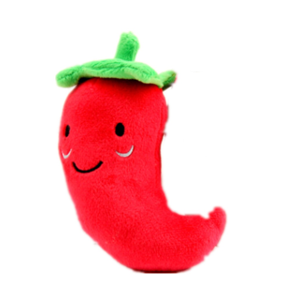 Buy 5Pcs Plush Sound Pet Red Peppers Stuffed Toys (14 * 6cm) - MyDeal ...