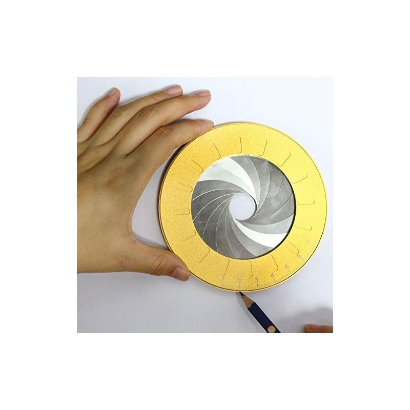 Buy Aluminum Alloy Drawing Circles Geometric Tool Adjustable Diameter ...