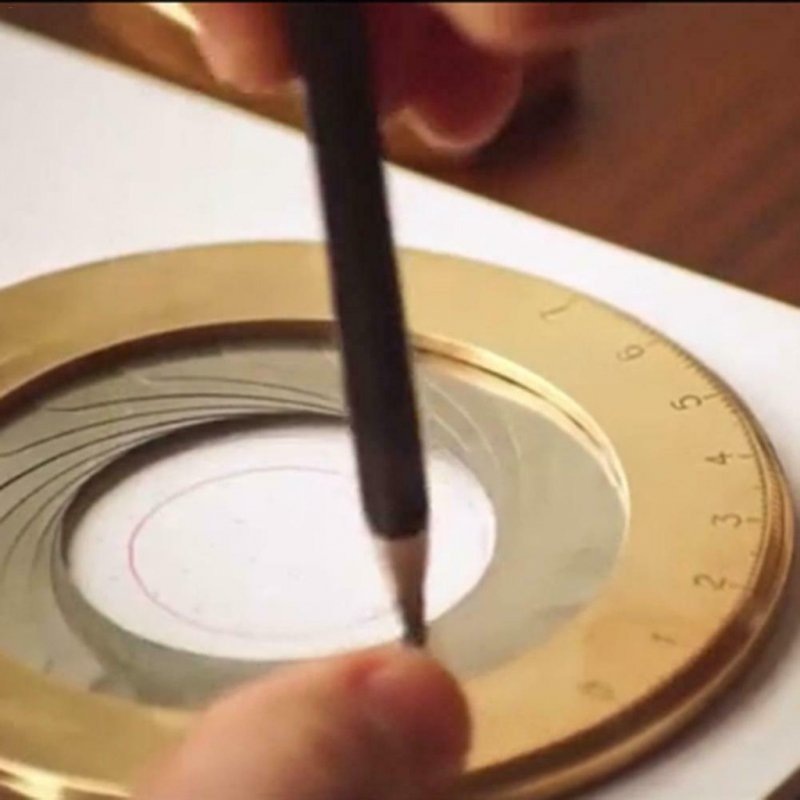 Buy Aluminum Alloy Drawing Circles Geometric Tool Adjustable Diameter ...