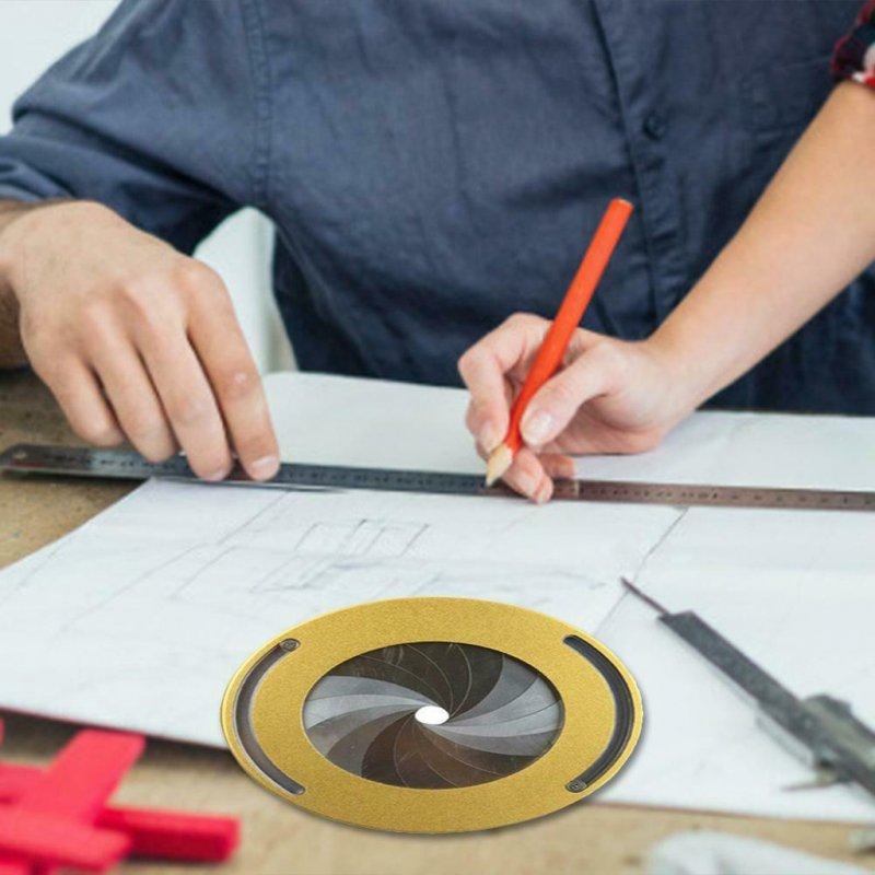 Buy Aluminum Alloy Drawing Circles Geometric Tool Adjustable Diameter ...