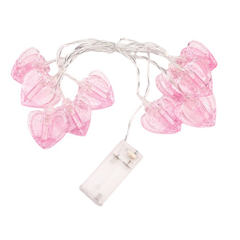 Buy C90 2PCS 2m 10LED Valentines Day Love Clip Light String Romantic ...