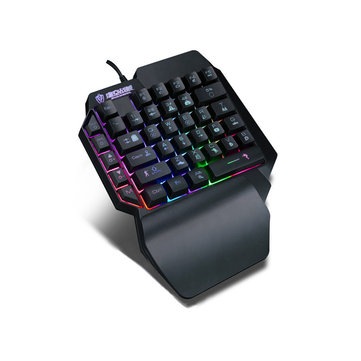 Buy F6 Wired Single Handed RGB Backlight Gaming Keyboard 39 Keys One ...