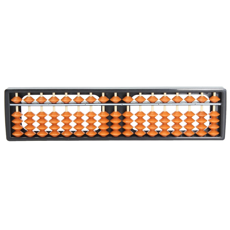 Buy Plastic Abacus Arithmetic Soroban 17 Digits Kids Maths Calculating ...