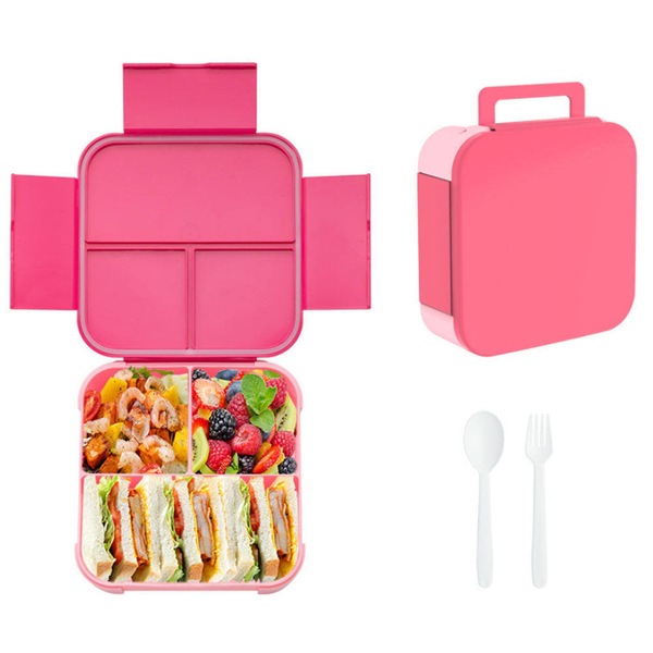 Buy Portable Student Sealed Fruit Salad Box Heatable Lunch Box (Blue ...