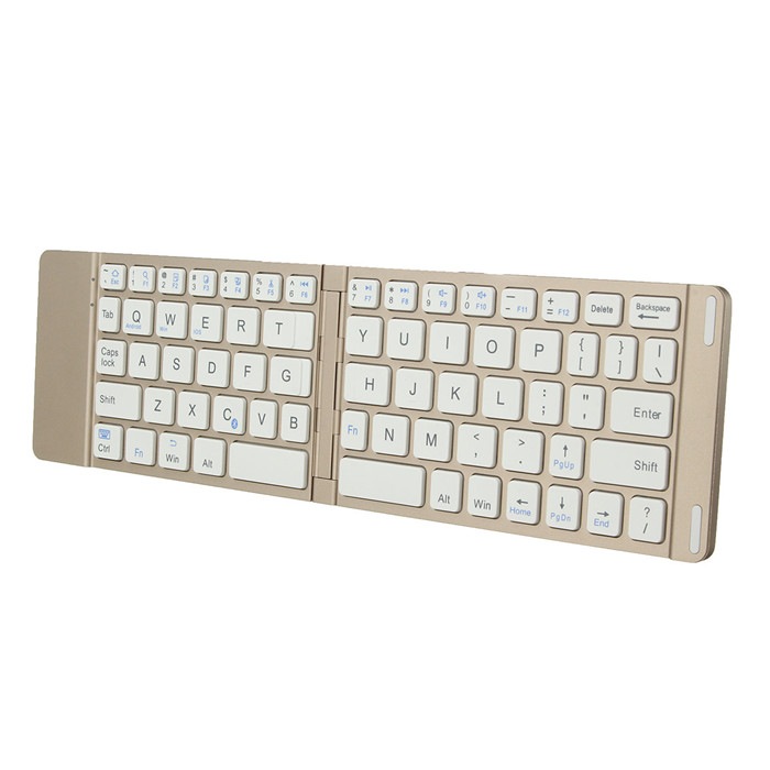 Buy Small Size Foldable bluetooth Aluminum Alloy Bottom Shell Keyboard ...