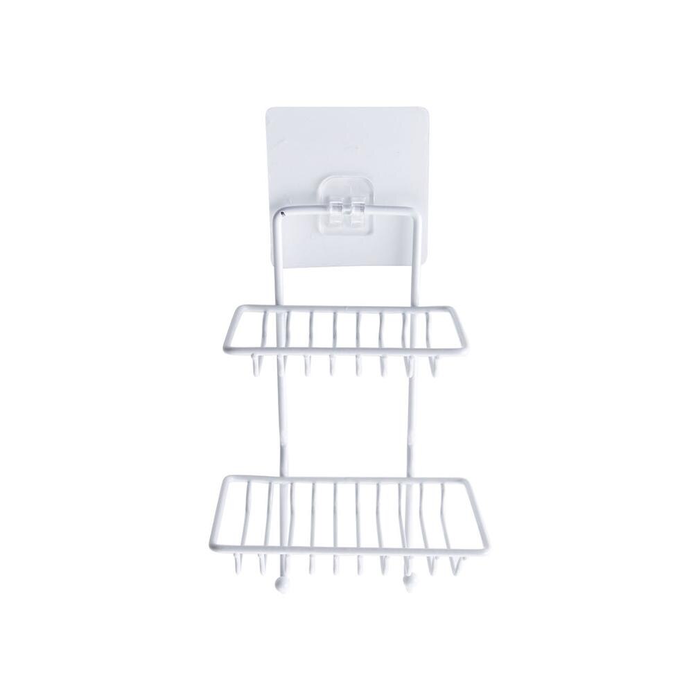 Buy Stainless Steel Double Layers Soap Dish Holder Bathroom Shelf ...