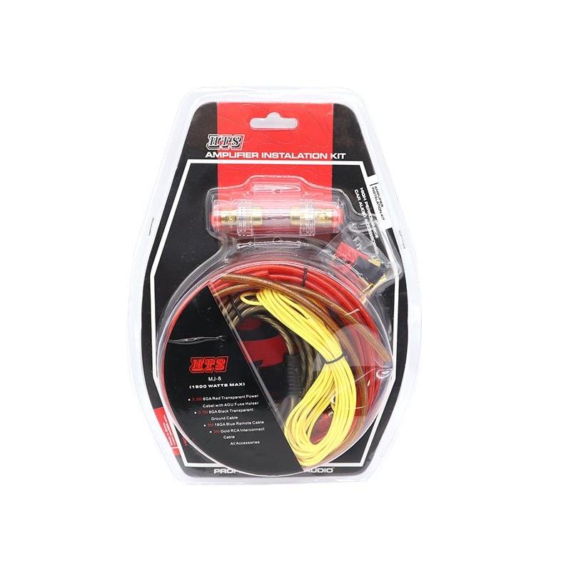 Buy 8 Gauge Wiring Kit Car Audio Amplifier 150 Watt MJ-8 GA POWER KIT ...