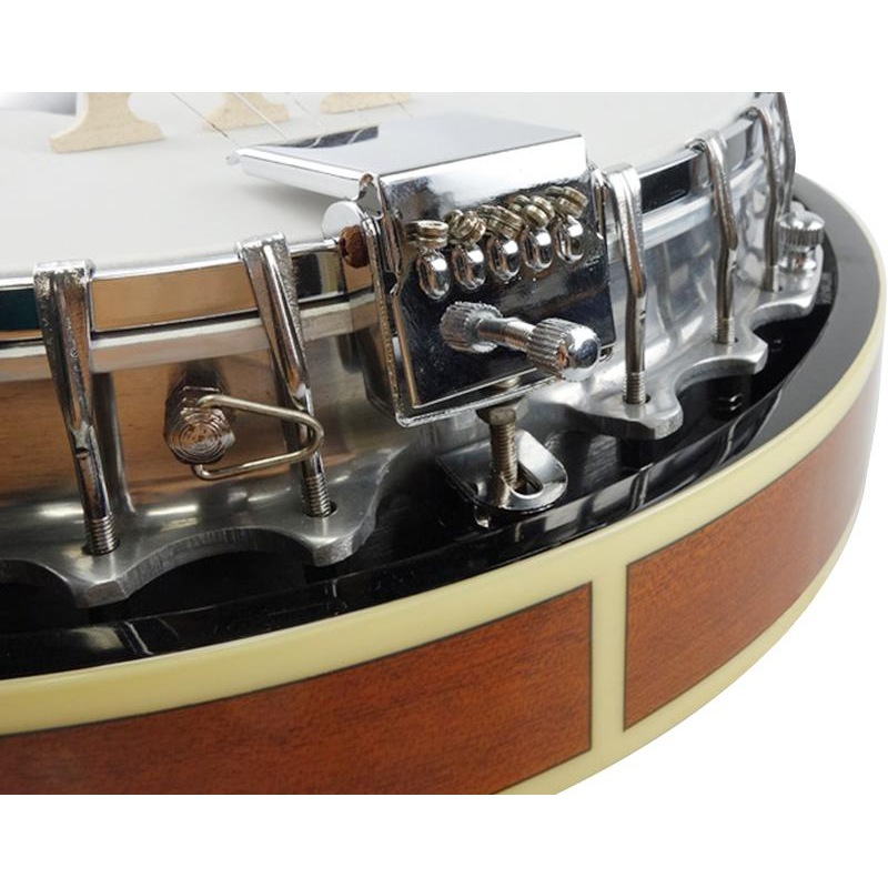 Freedom 5-String Banjo Full Size Chrome Machine Heads and Rim Remo Head ...