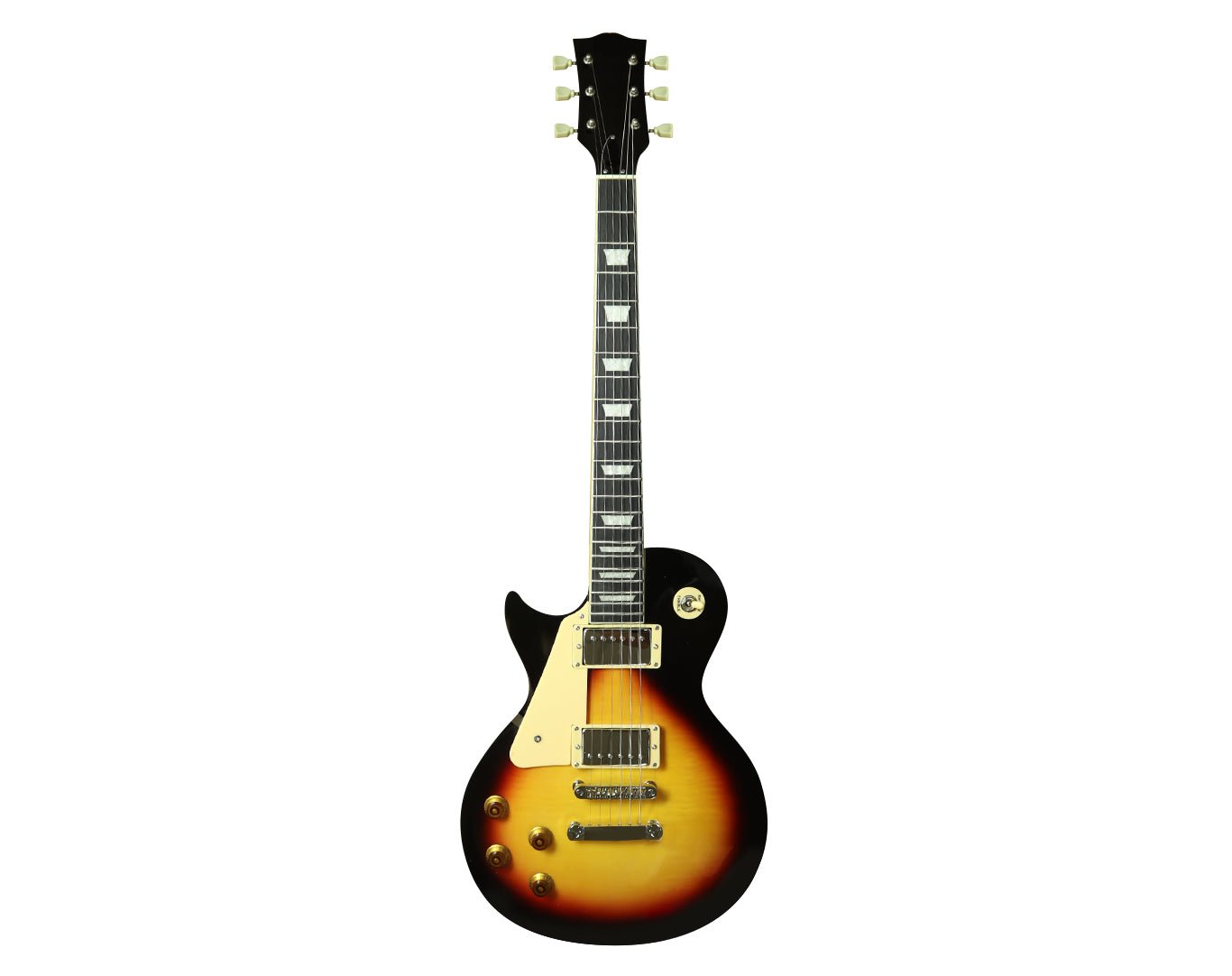 Buy Freedom Full Size Electric Guitar LP Style Tobacco Sunburst Left ...