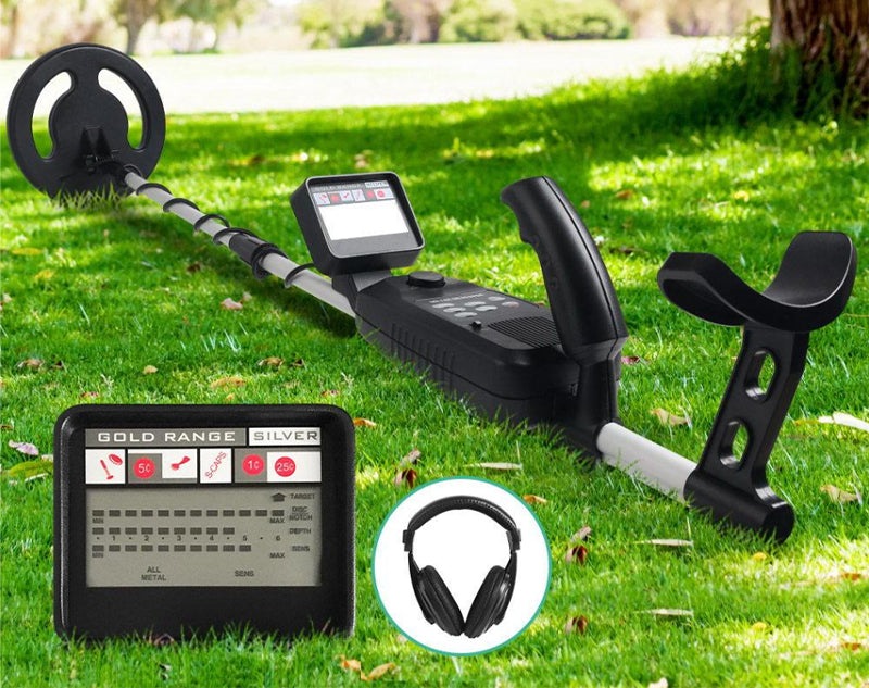 Buy LCD Screen Metal Detector with Headphones Digital Display ...