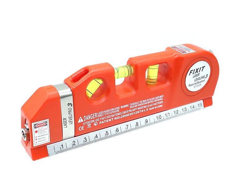Buy Multipurpose Laser Level Aligner Measuring Tape Ruler 2 Way Level ...