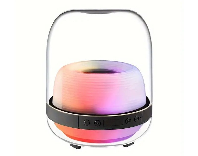 Buy Portable Bluetooth Speaker Dome Glowing LED Lights Rechargeable ...