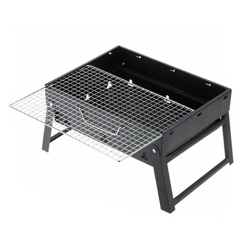 Buy Rectangular Mini Charcoal BBQ Grill Portable Compact MINIBBQ - MyDeal