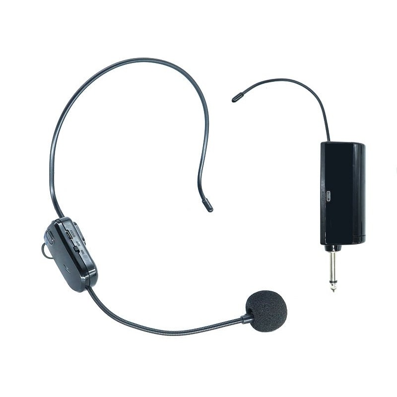Buy UHF Wireless Headset Microphone Transmitter & Receiver 6.5mm Jack ...