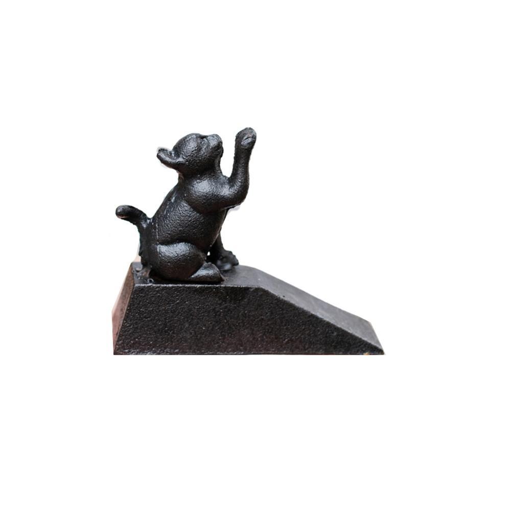 Door Weight Vintage Cast Iron Door Stop - Floor Mounted Skirting Board ...