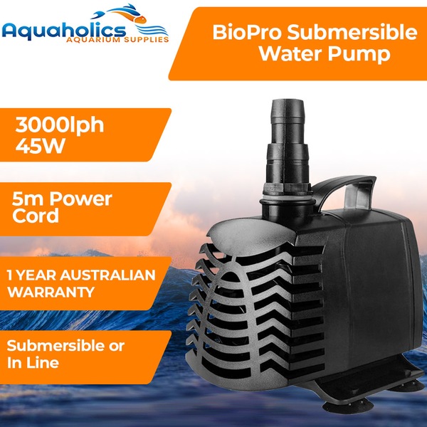 Buy Biopro Amphibious Aquarium & Pond Water Pump 3000lph 45W - MyDeal ...