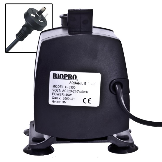 Buy Biopro Amphibious Aquarium & Pond Water Pump 3000lph 45W - MyDeal ...